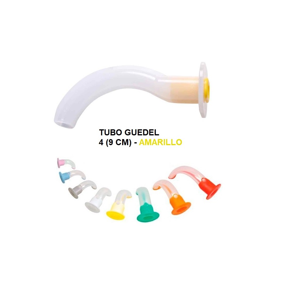 canula de guedel n 4 90 mm amarillo